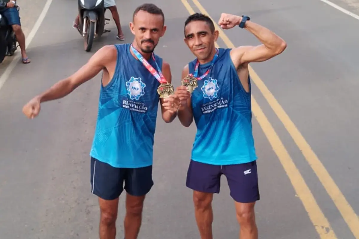 Maratonistas regenerenses, Fabinho e Manoel Filho são recebidos com ...